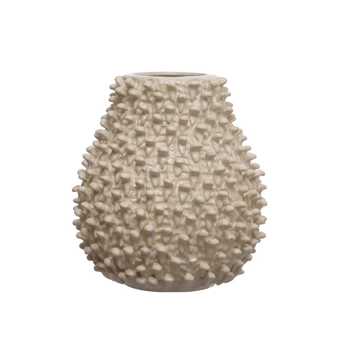 Embossed Stoneware Formed Vase | Home Decor | MILK MONEY
